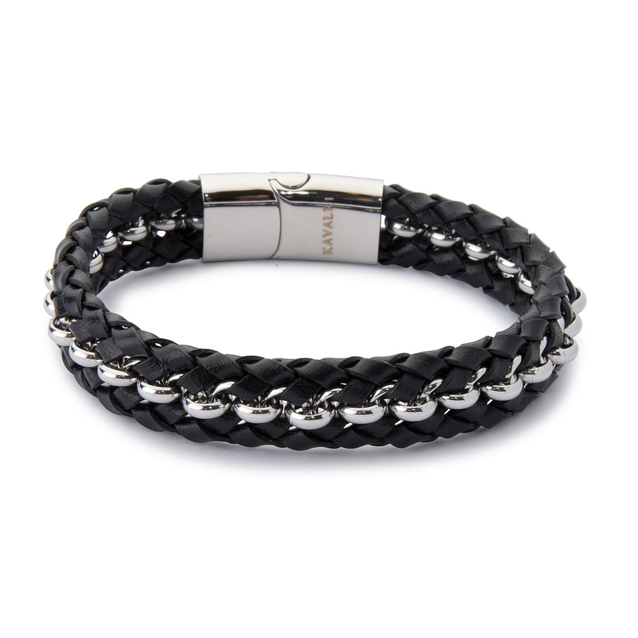 Kavalri - Steel & Leather Jewelry - Touch of Modern