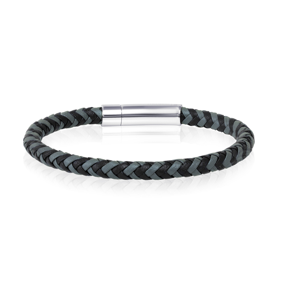 Italgem - Steel & Leather Bracelets - Touch of Modern