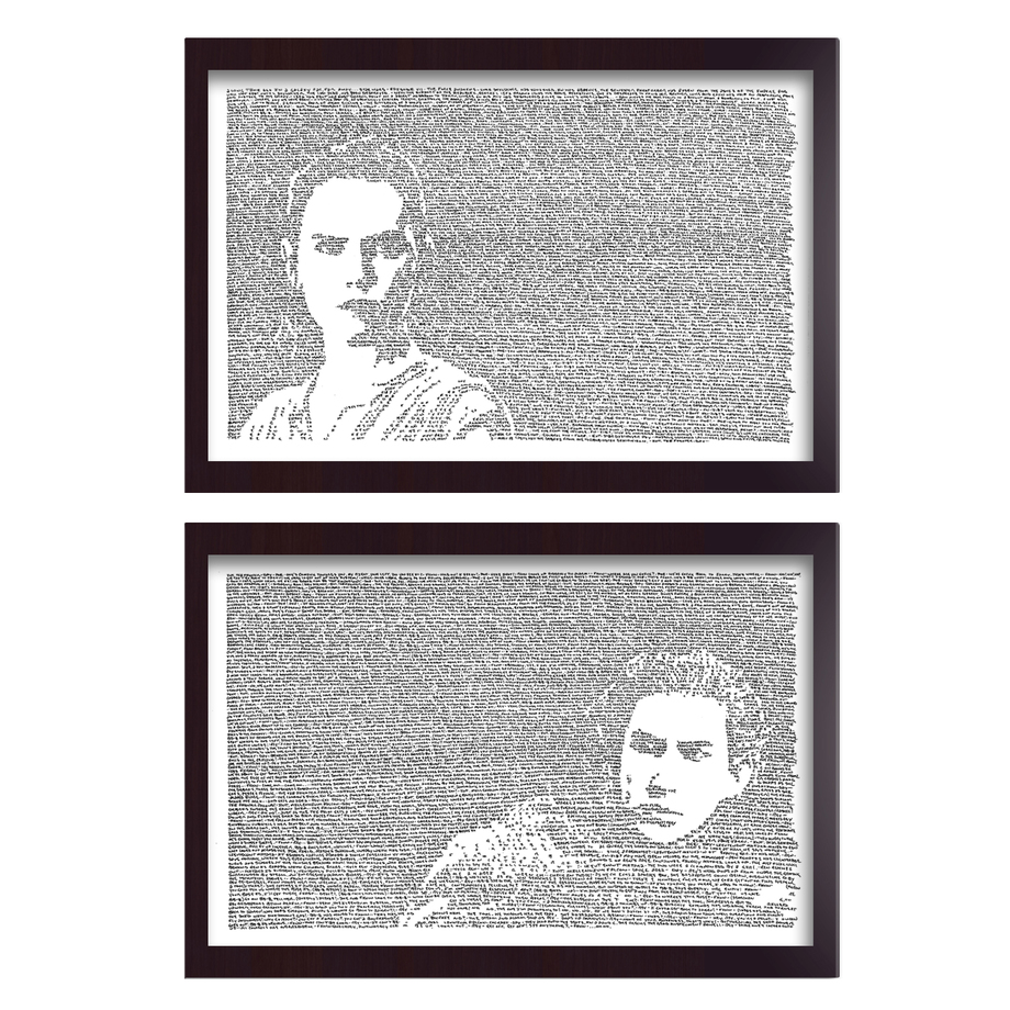 Line by Line Posters - Pop Culture in Writing - Touch of Modern