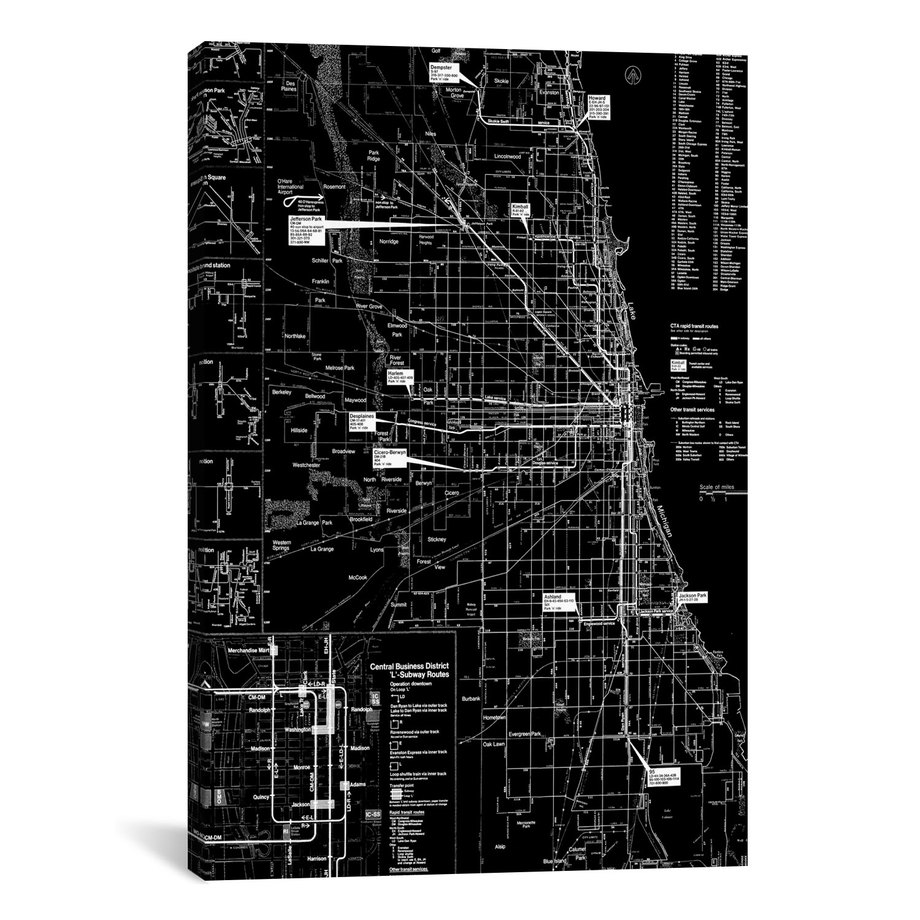 Urban Maps - Cartographic Canvases - Touch of Modern