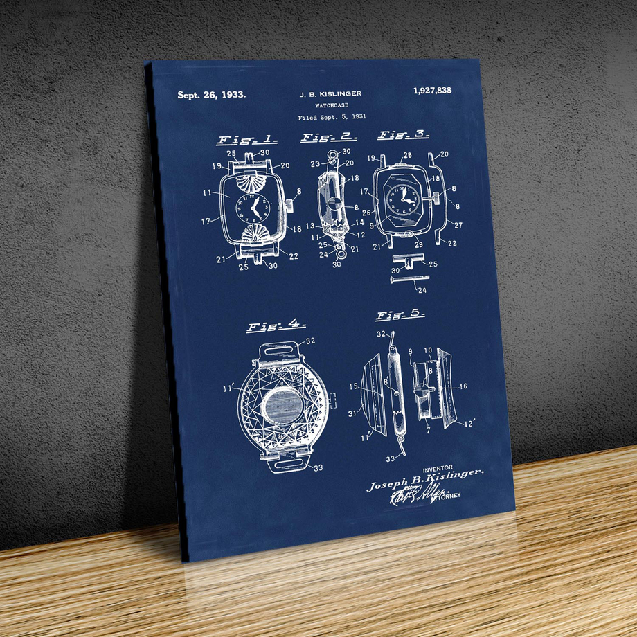 Patent Watch Prints - Vintage Clockwork Art - Touch of Modern