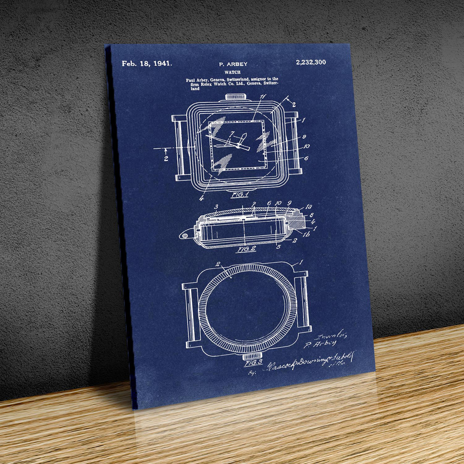 Patent Watch Prints - Vintage Clockwork Art - Touch of Modern