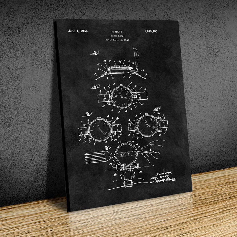 Patent Watch Prints - Vintage Clockwork Art - Touch of Modern