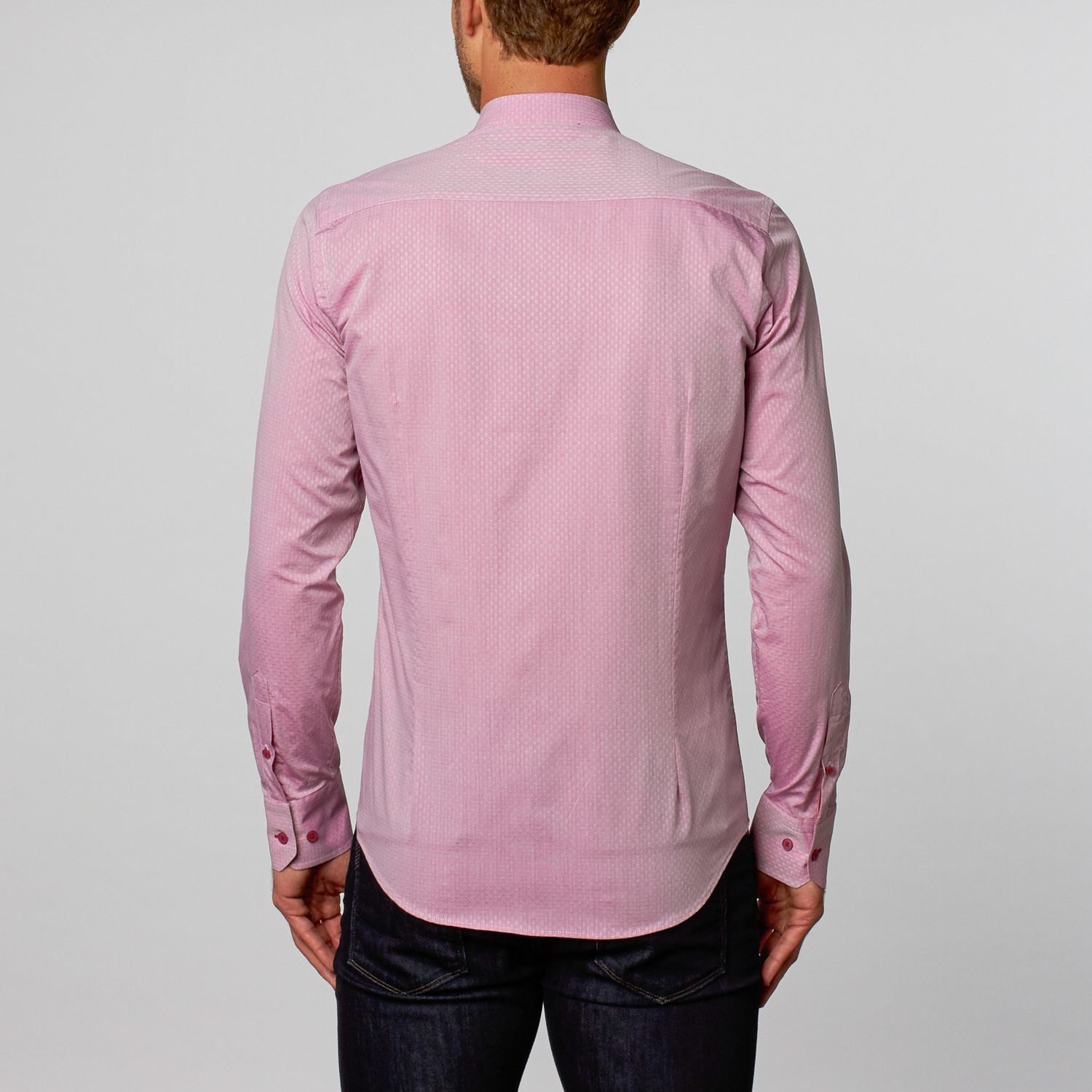 Baxter Button-Up // Pink (3XL) - Mattschwarz - Touch of Modern