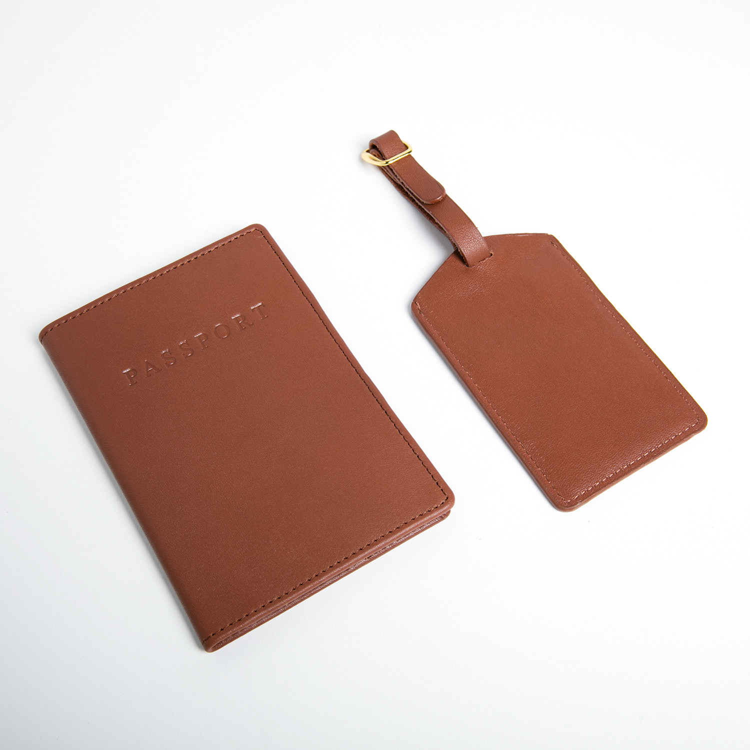 RFID Blocking Passport Jacket + Matching Luggage Tag (Black) - Royce ...