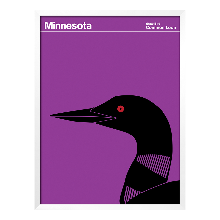 Minimalist State Posters - Framed Geographical Prints - Touch of Modern