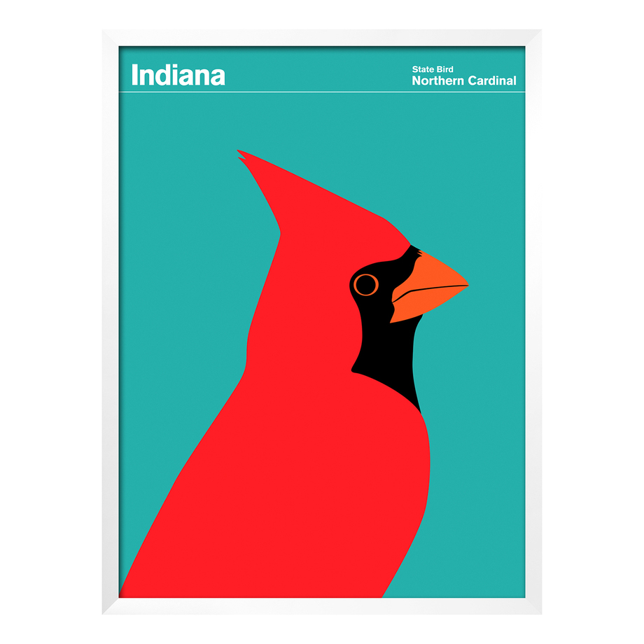 Minimalist State Posters - Framed Geographical Prints - Touch of Modern