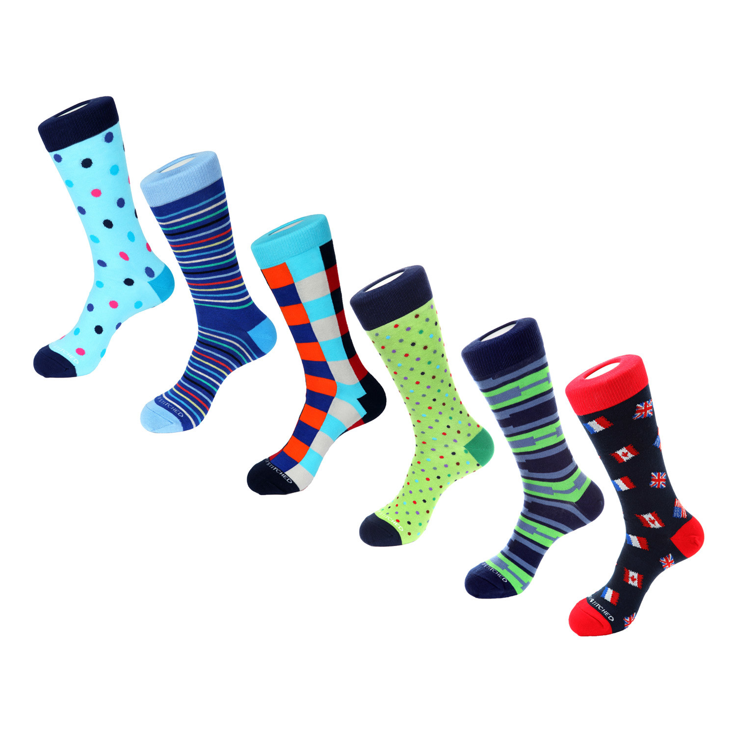 Dress Socks // Party Bunch // Pack of 6 - Unsimply Stitched - Touch of ...