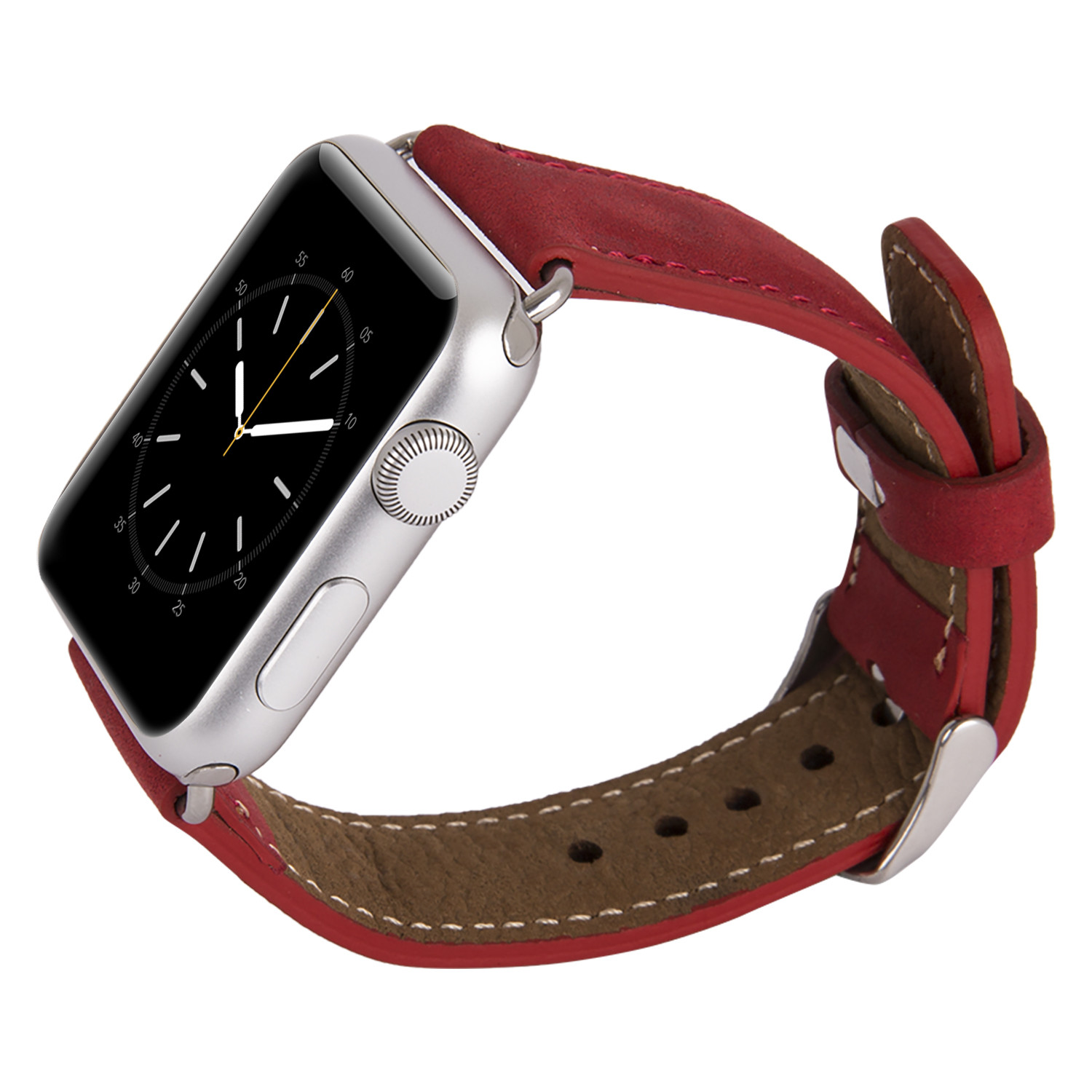 Apple Watch Strap Band Red 38mm Istanbul Leather Shop Touch Of Apple Watch Strap Band Red 38mm Istanbul Leather Shop Touch Of