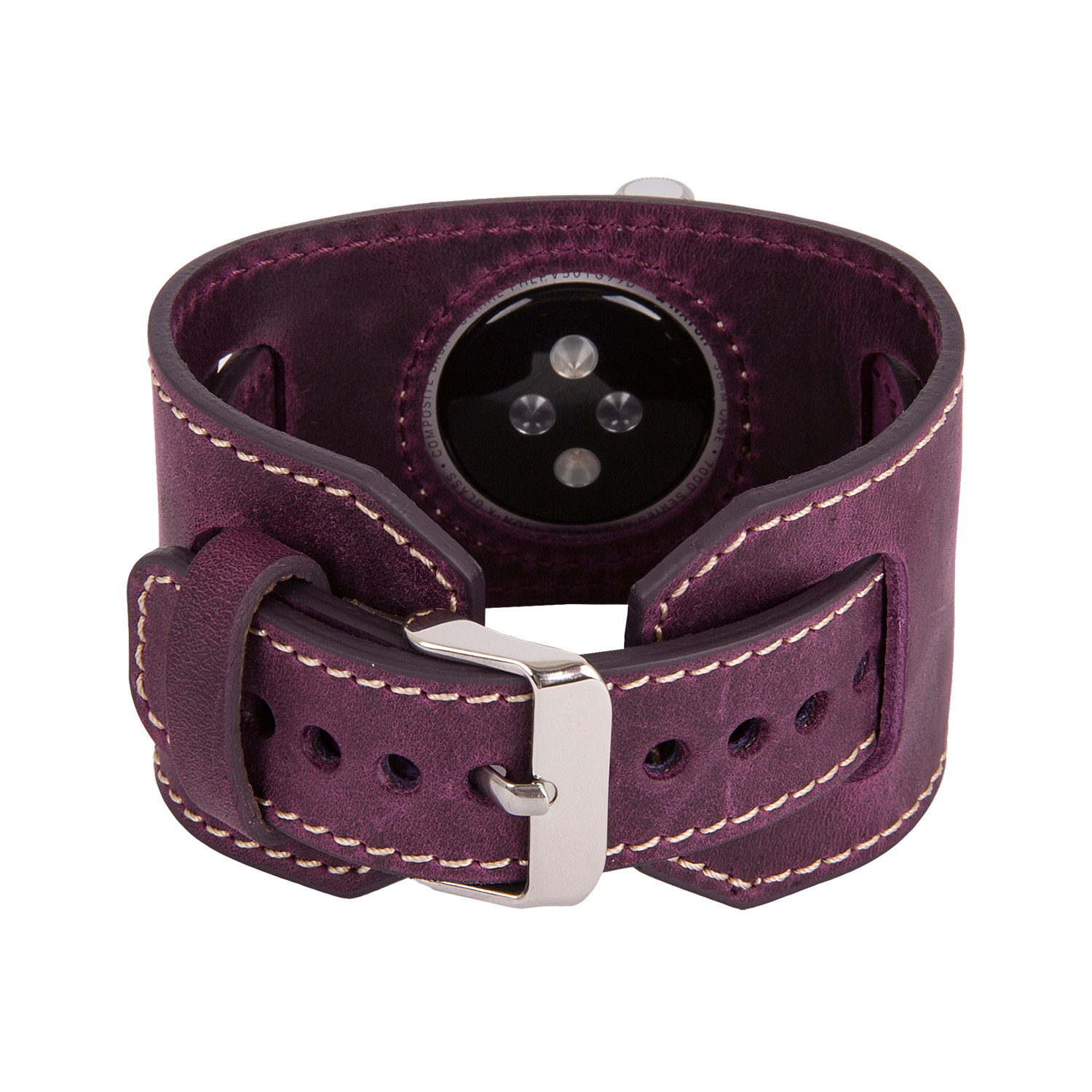 Apple Watch Strap // Wide Band // Purple (38mm) - Istanbul Leather Shop ...