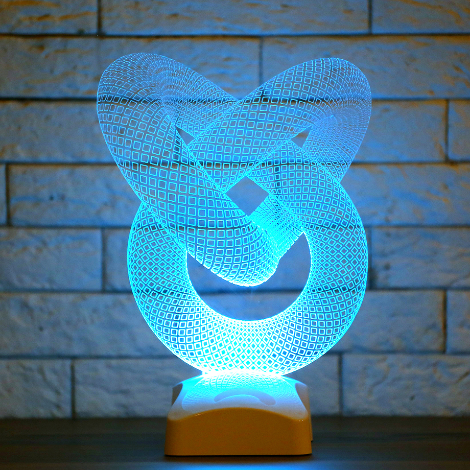 ArtisticLamps - 3D LED Optical Illusions - Touch of Modern