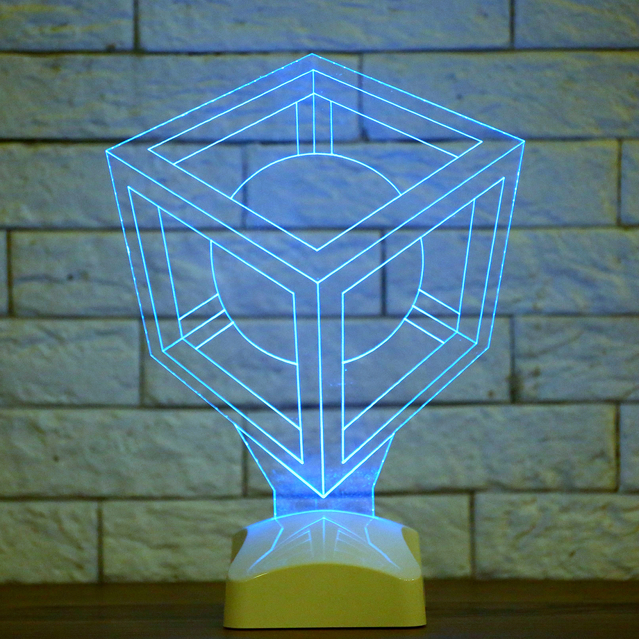 ArtisticLamps - 3D LED Optical Illusions - Touch of Modern