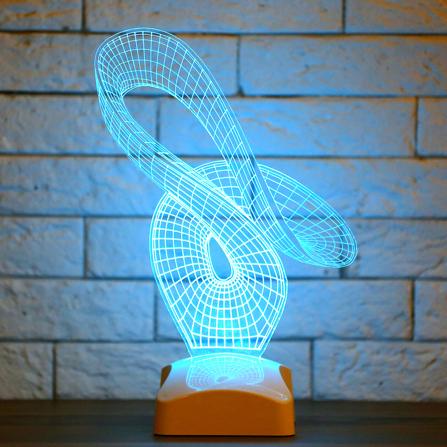ArtisticLamps - 3D LED Optical Illusions - Touch of Modern