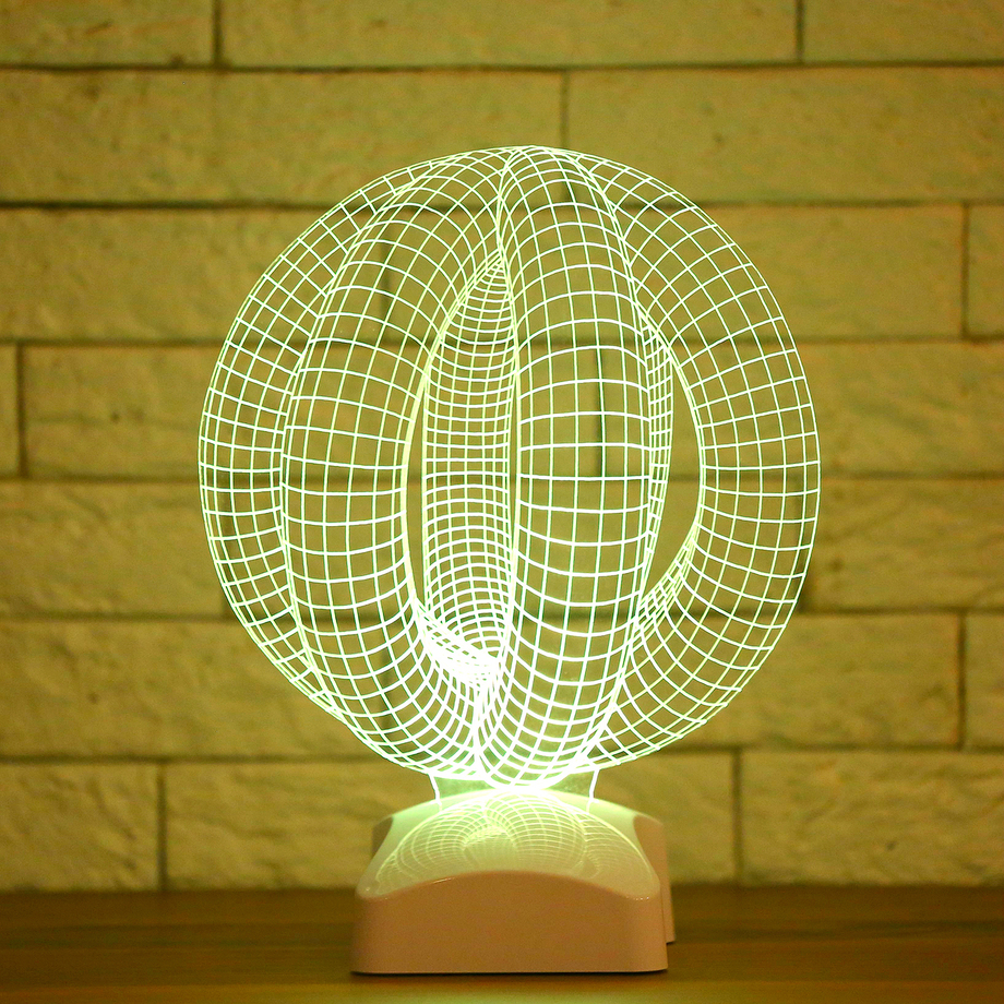 ArtisticLamps - 3D LED Optical Illusions - Touch of Modern