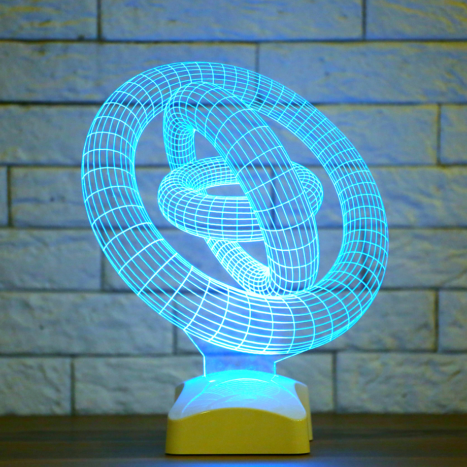 ArtisticLamps - 3D LED Optical Illusions - Touch of Modern