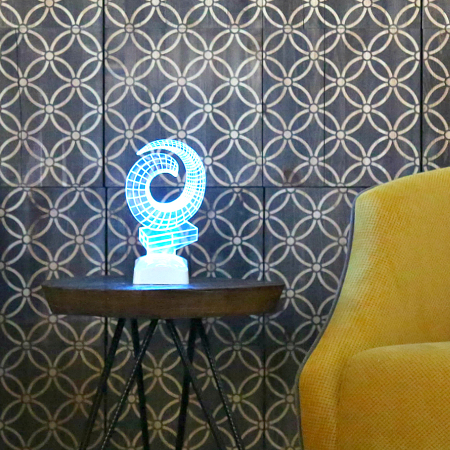 ArtisticLamps - 3D LED Optical Illusions - Touch of Modern