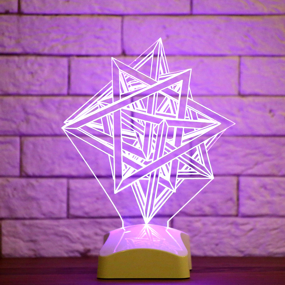ArtisticLamps - 3D LED Optical Illusions - Touch of Modern