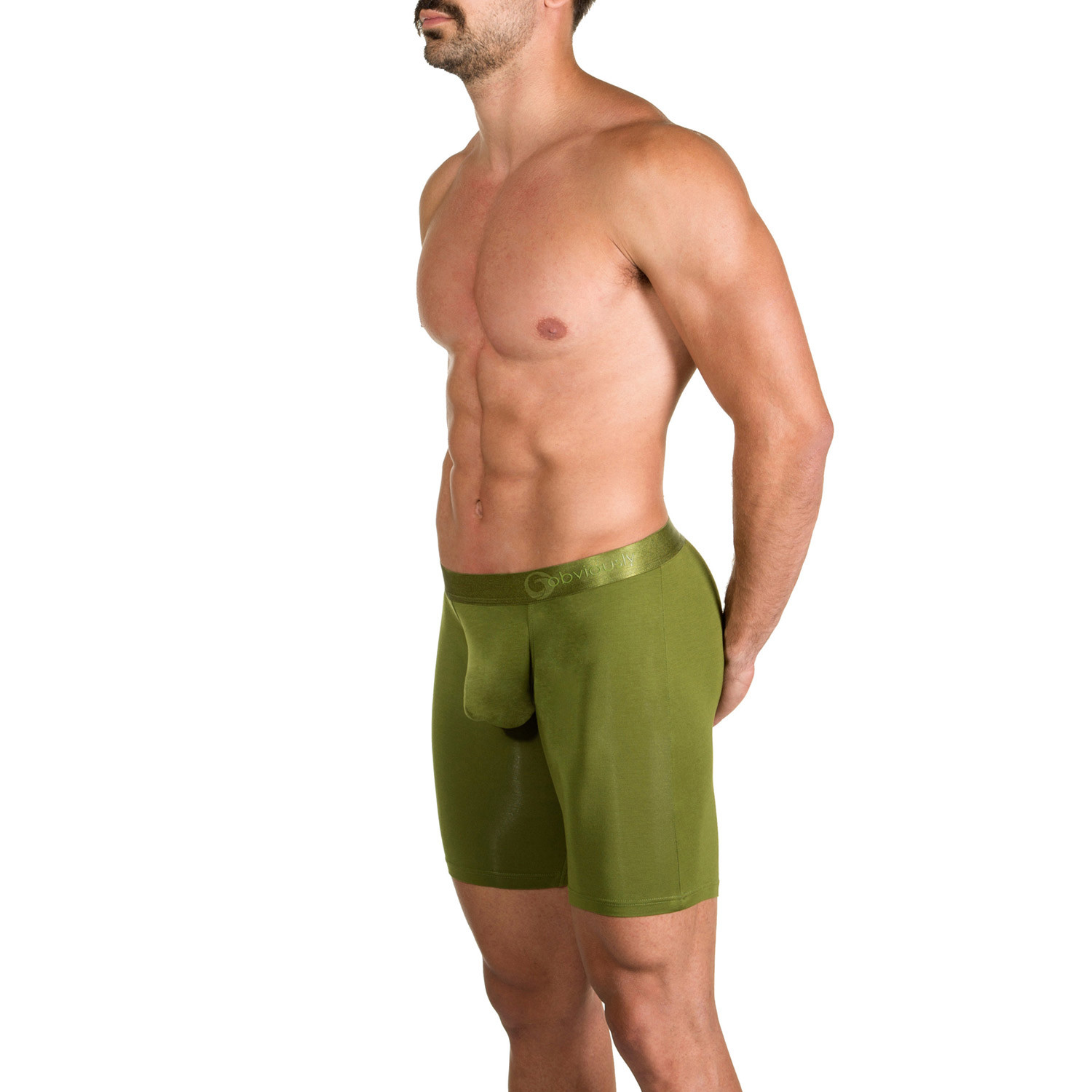 Spectra 2.0 Boxer Brief 9" Leg // Olive Green (Small) - Obviously ...