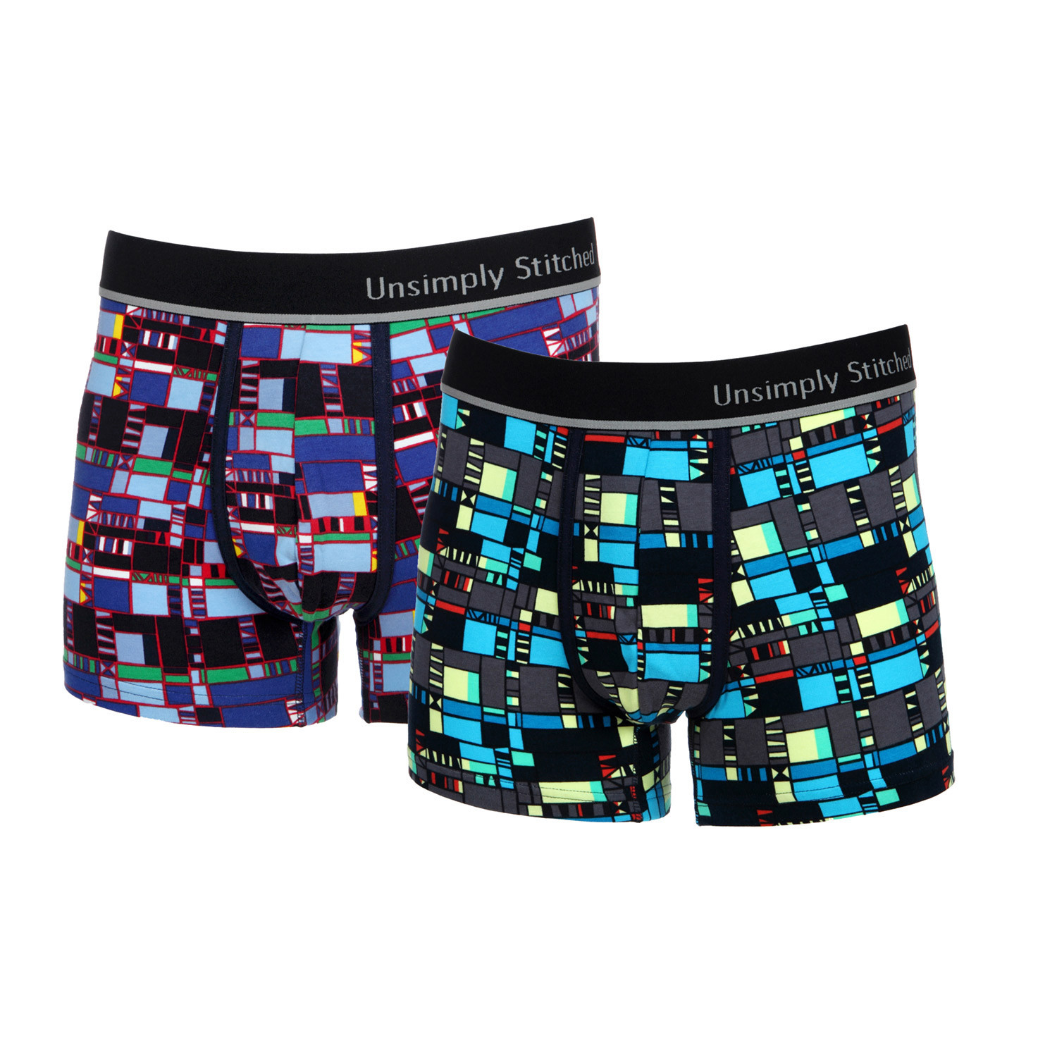 No-Show Boxer Trunk // Building Blocks // 2-Pack (S(30"-32 ...