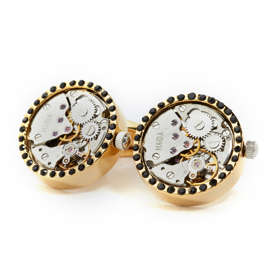 Skeleton Watch Cufflinks - Cufflinks With Moving Parts - Touch of Modern