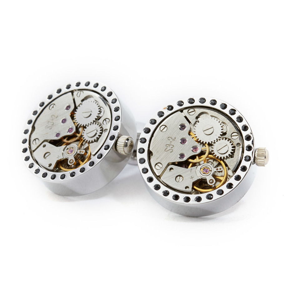 Skeleton Watch Cufflinks - Cufflinks With Moving Parts - Touch of Modern