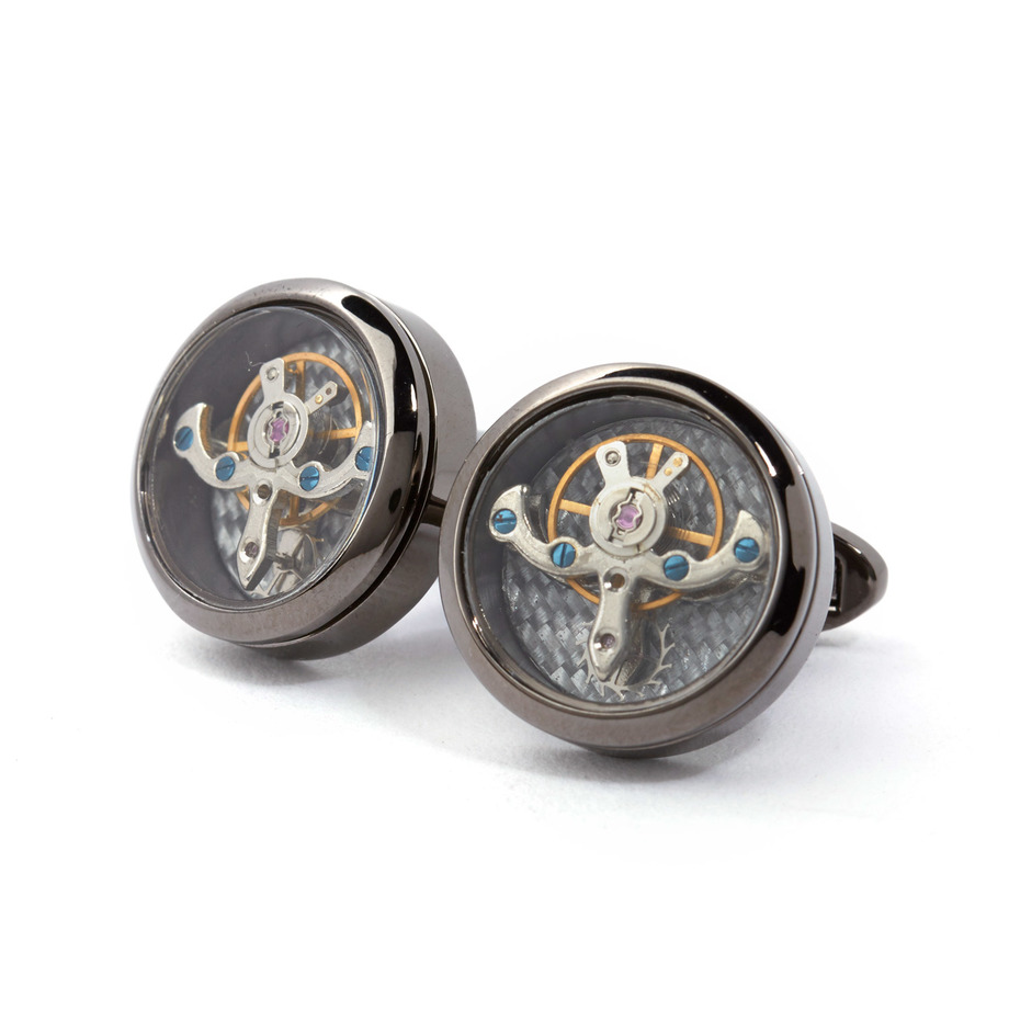 Skeleton Watch Cufflinks - Cufflinks With Moving Parts - Touch of Modern