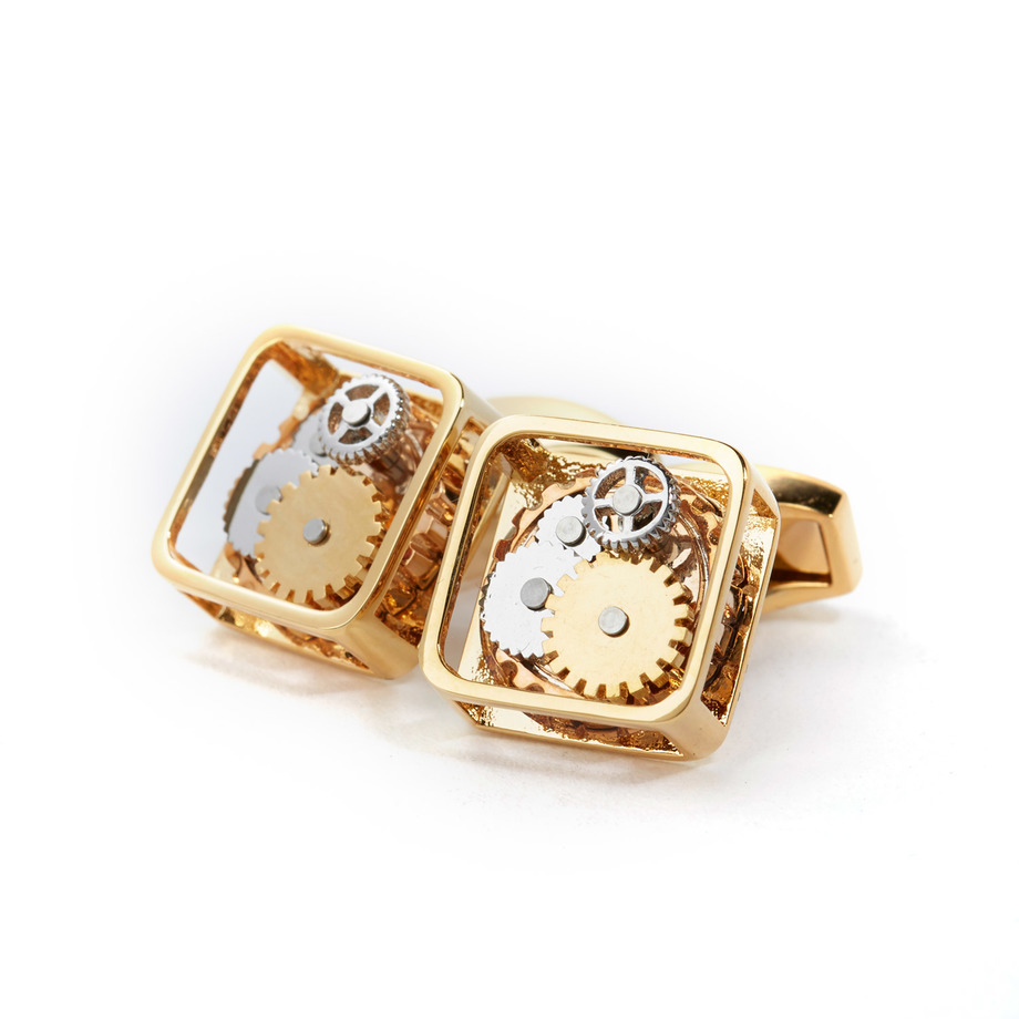 Skeleton Watch Cufflinks - Cufflinks With Moving Parts - Touch of Modern