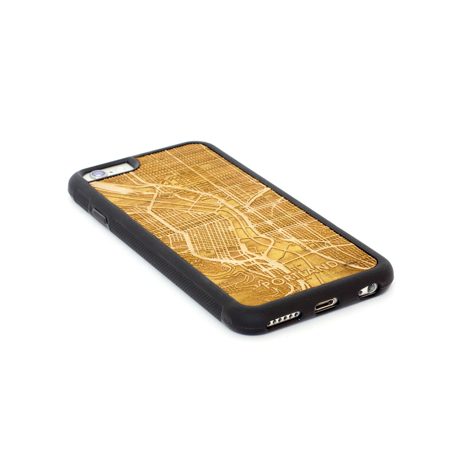 Engraved Wooden Case // Portland (iPhone 6/6s) - Cut Maps - Touch of Modern