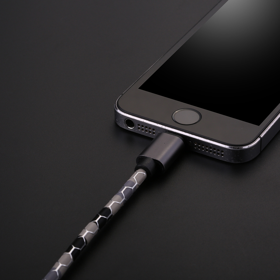 Glowing Charge Cables - Visible Charging Power - Touch of Modern
