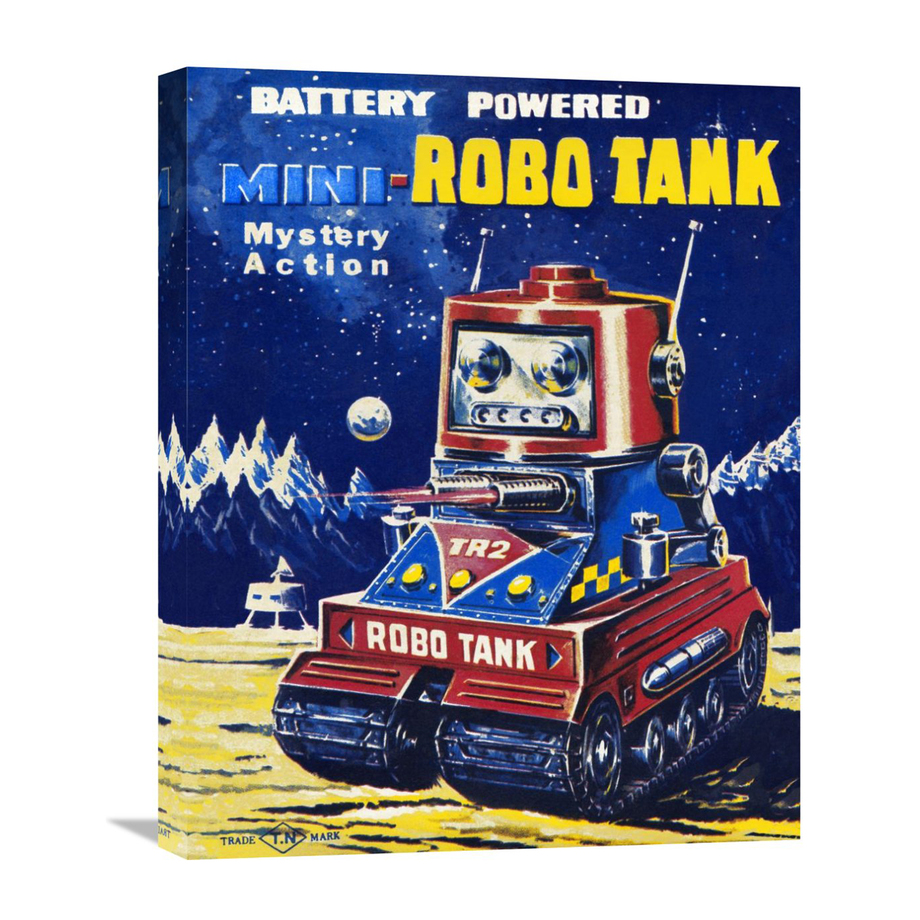 Retrobot - Vintage Robot Art Prints - Touch of Modern