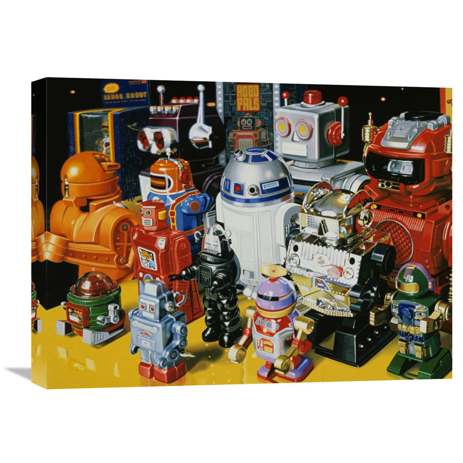 Retrobot - Vintage Robot Art Prints - Touch of Modern