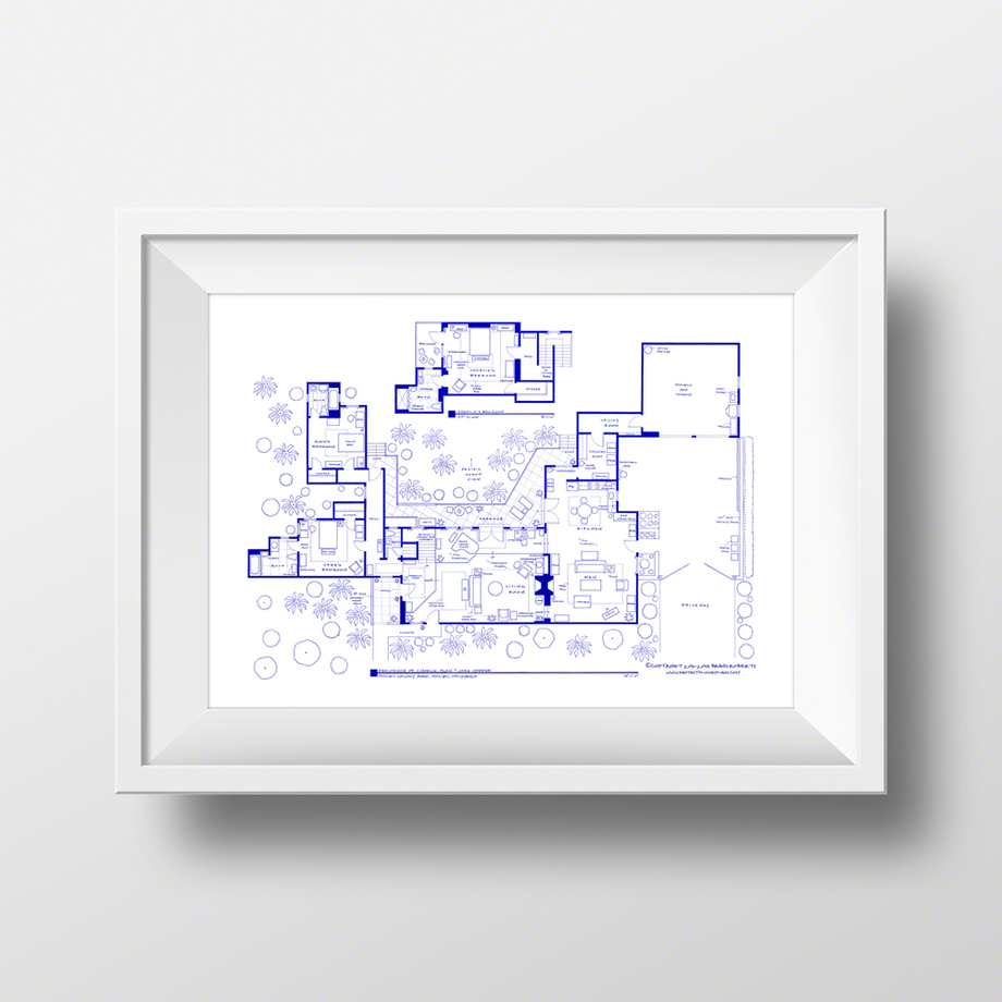 Fantasy Floorplans - Blueprints From TV's Most Famous Homes - Touch of ...