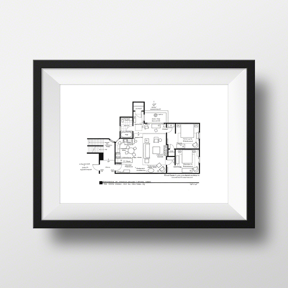 Fantasy Floorplans - Blueprints From TV's Most Famous Homes - Touch of ...