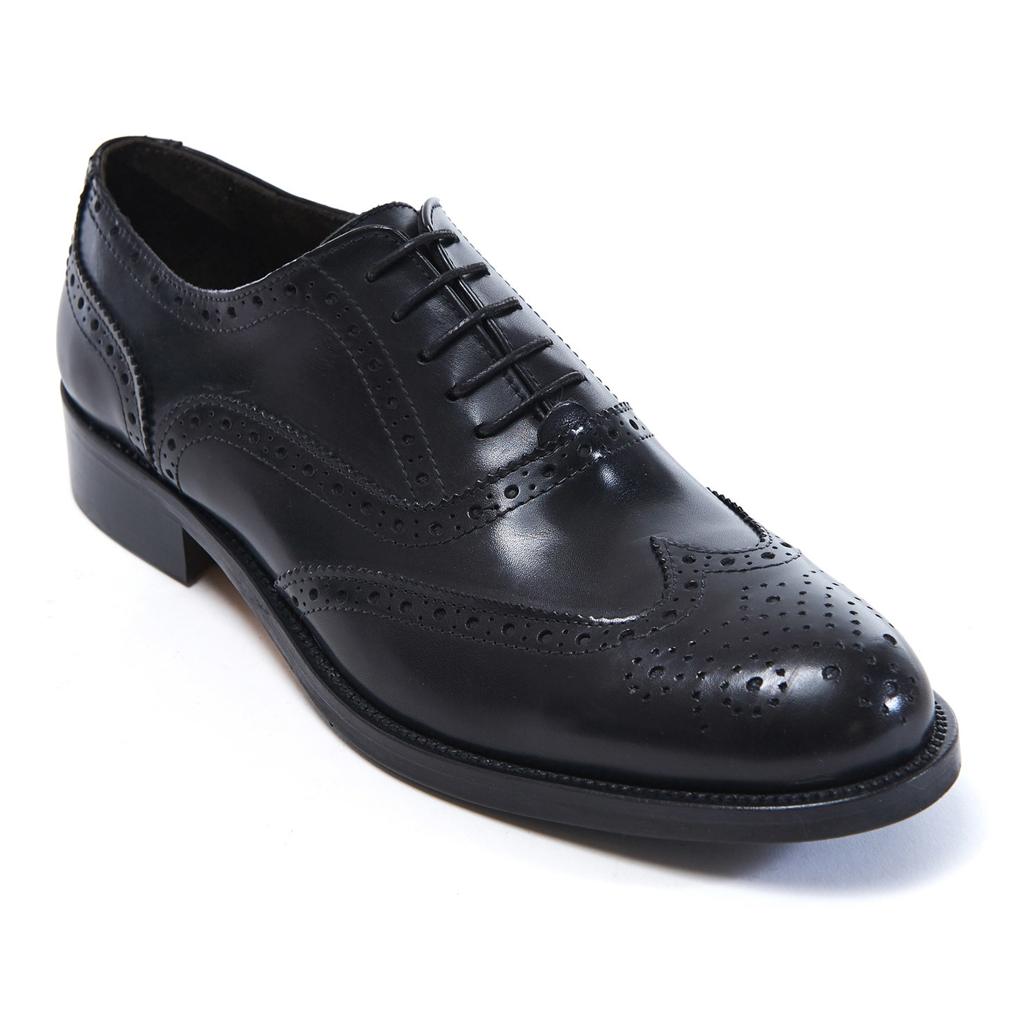Wing Cap Oxford // Black (Euro: 46) - British Passport Shoes - Touch of ...