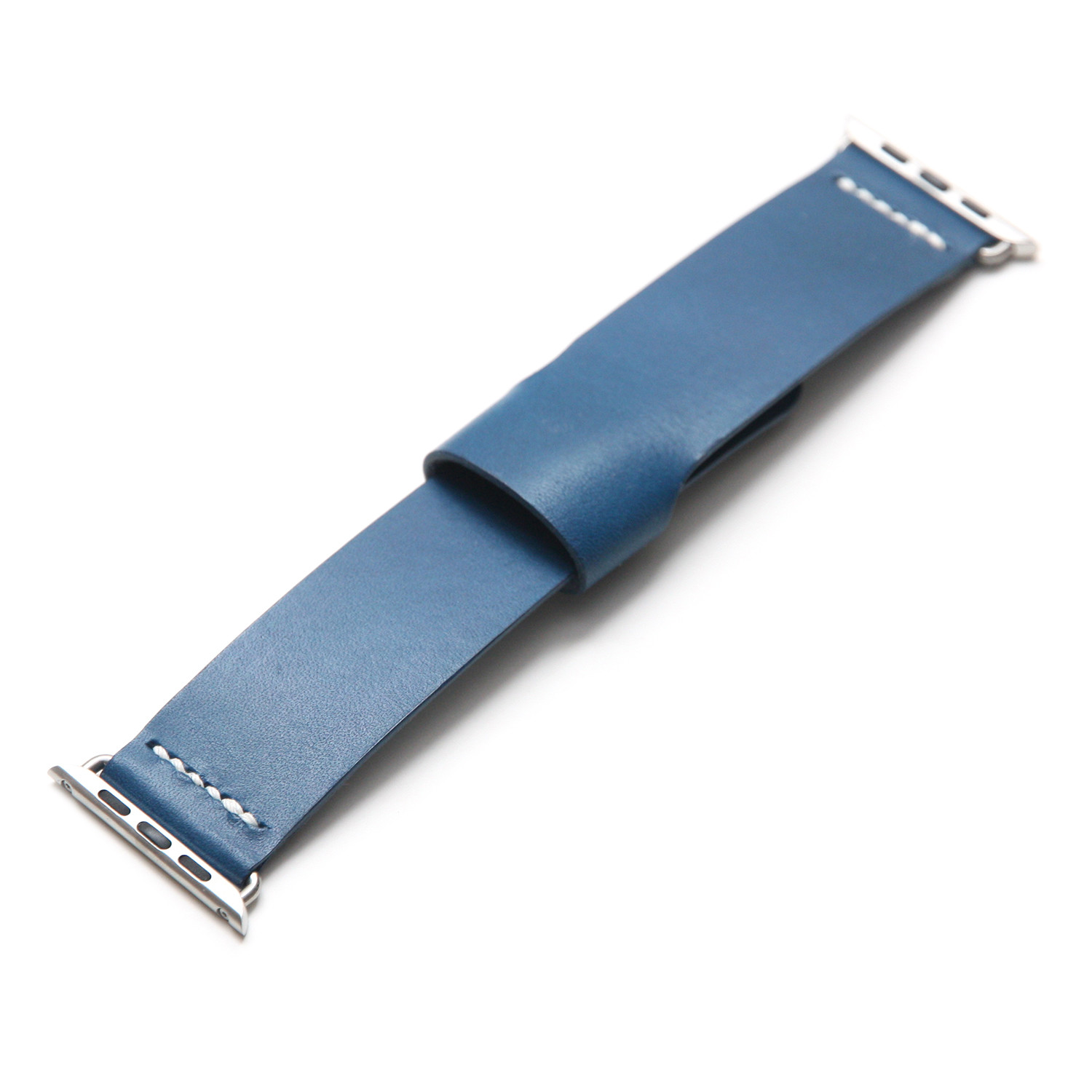 Apple Watch Bespoke Leather Band // Denim Blue (Small) - KONCEPT ...