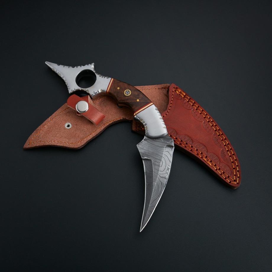 Evermade Traders - Damascus Karambit Knives - Touch of Modern