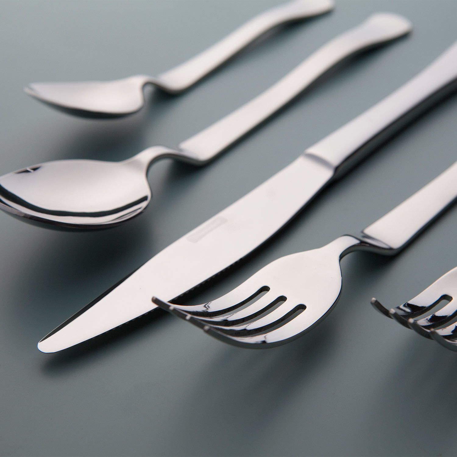 Raised Flatware Set // 20 Piece - Heads Up Flatware - Touch of Modern