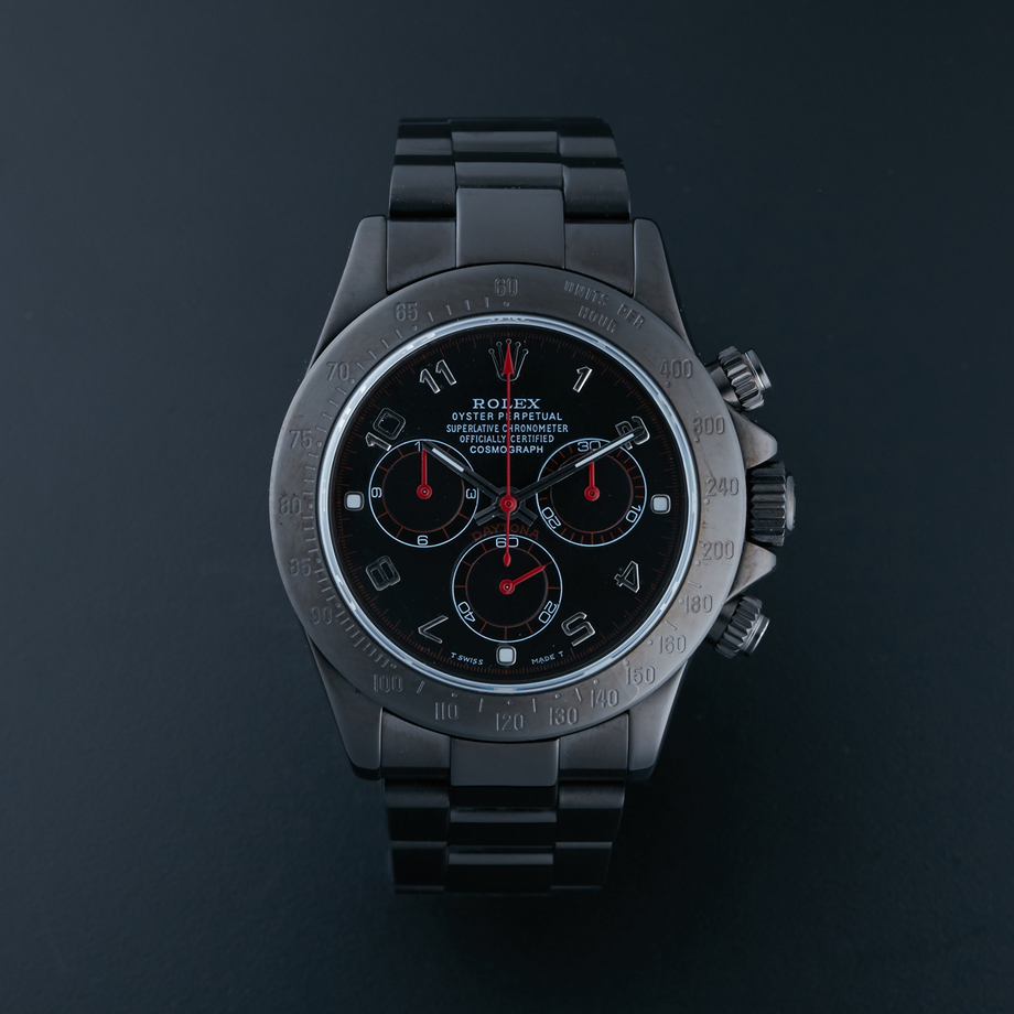 Custom Black Rolex - Updated Vintage Timepieces - Touch of Modern