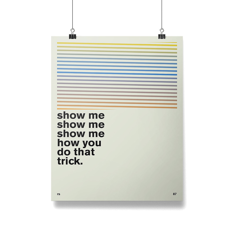 The Most - Lyrical Posters - Touch of Modern