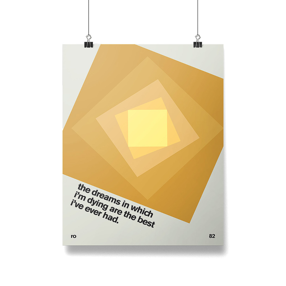 The Most - Lyrical Posters - Touch of Modern