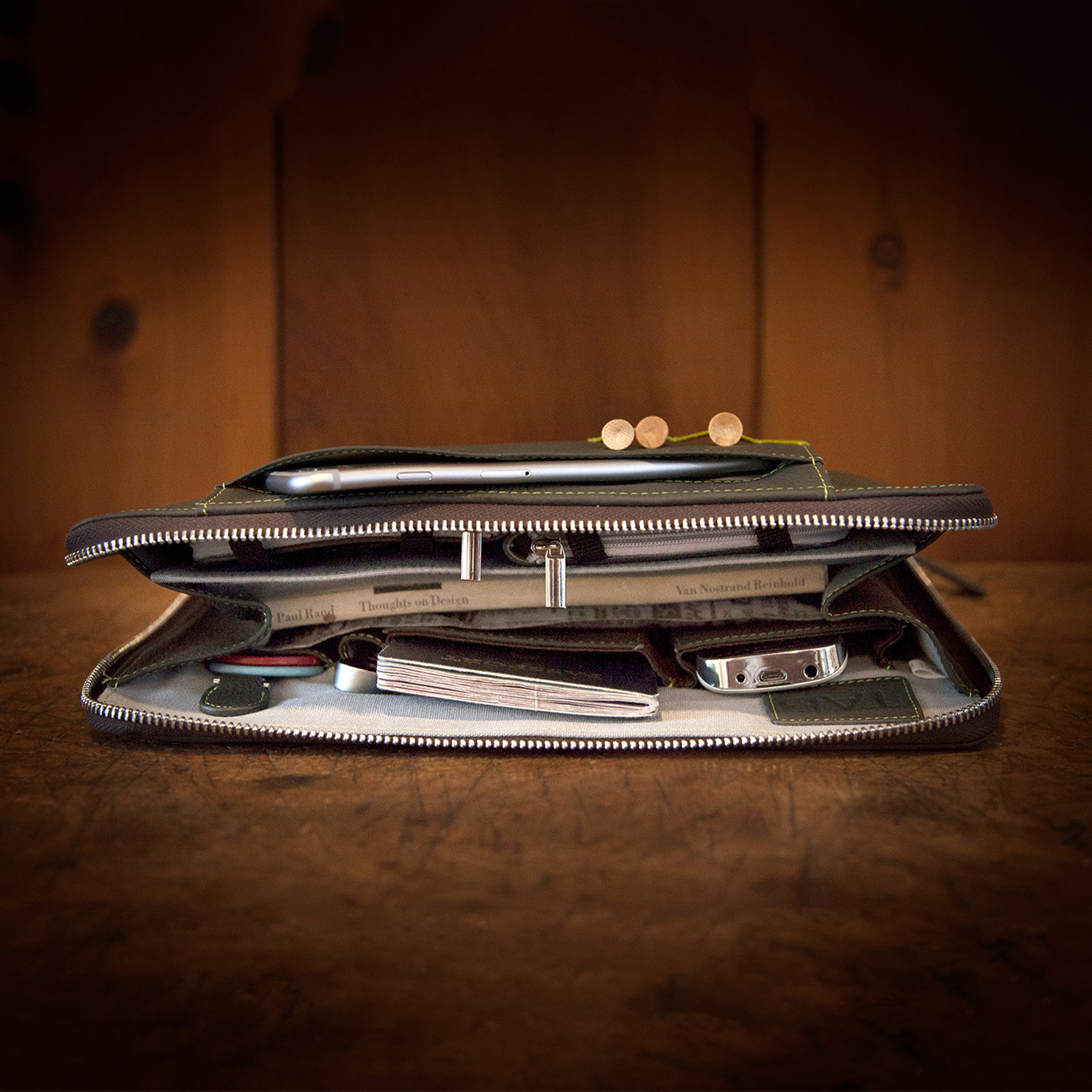 Tab Seatback Organizer // Zip Sleeve - WALTER + RAY - Touch of Modern