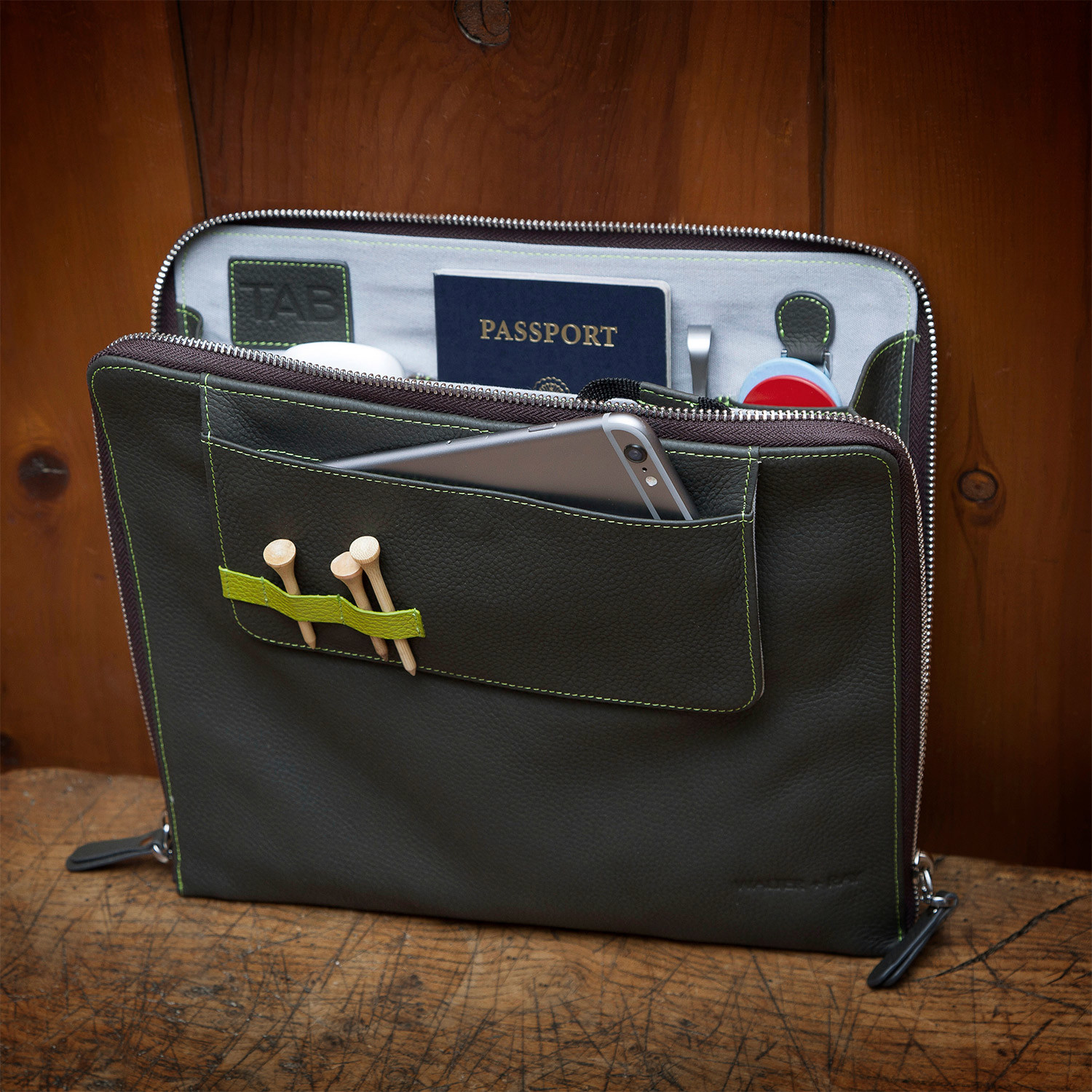 Tab Seatback Organizer // Zip Sleeve - WALTER + RAY - Touch of Modern