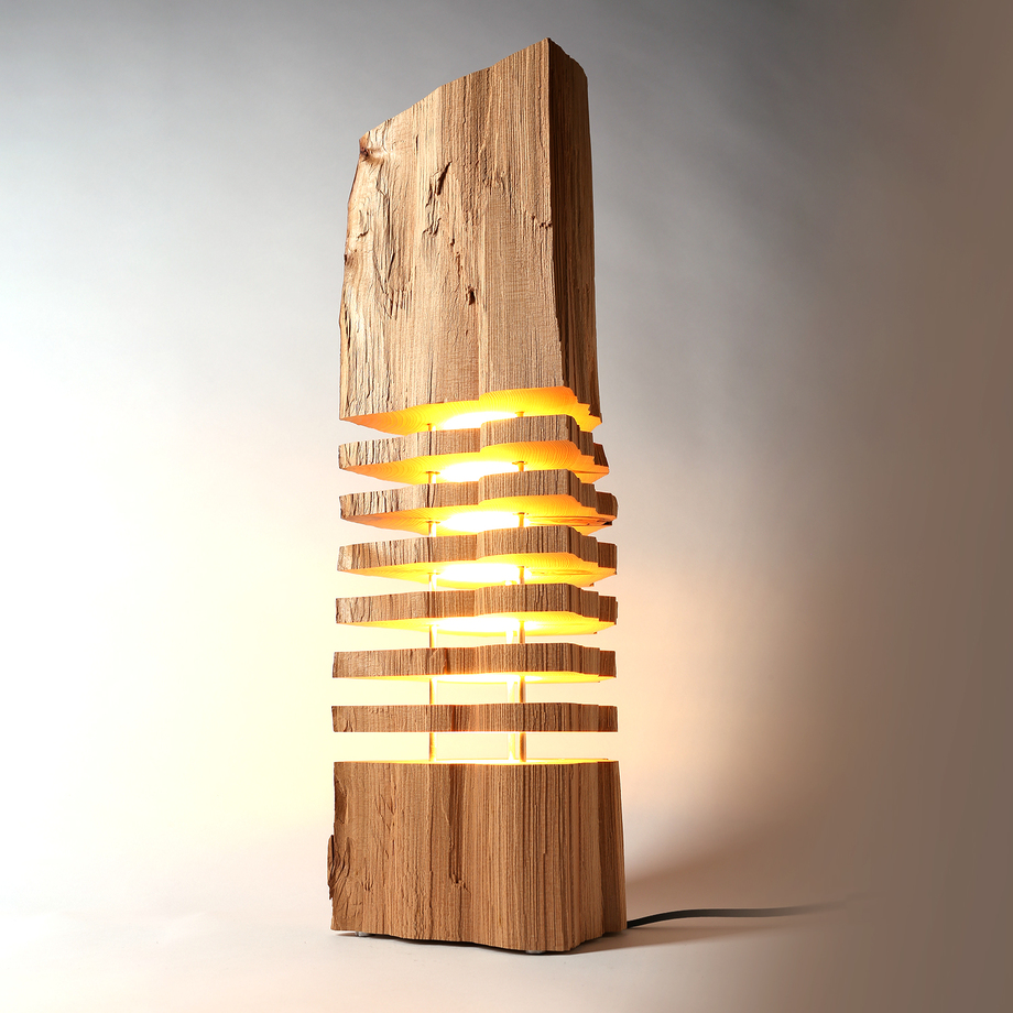 Split Grain - Reclaimed Wood Lighting - Touch of Modern