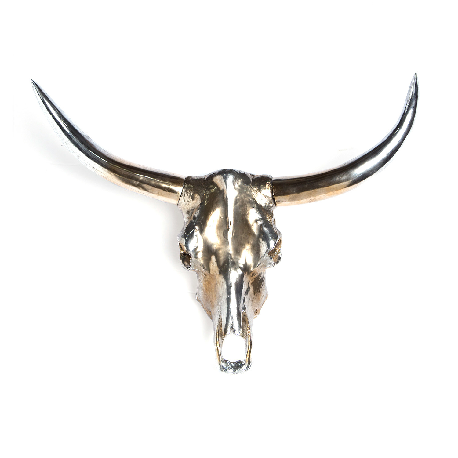 Chromed Out Bull Head // 35" - Interior Illusions Plus - Touch of Modern