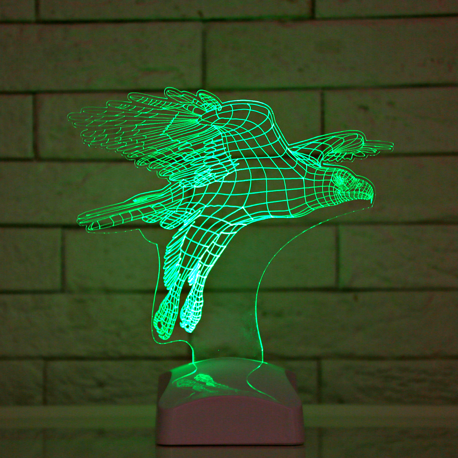 ArtisticLamps - 3D LED Optical Illusions - Touch of Modern