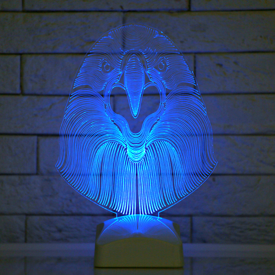 ArtisticLamps - 3D LED Optical Illusions - Touch of Modern