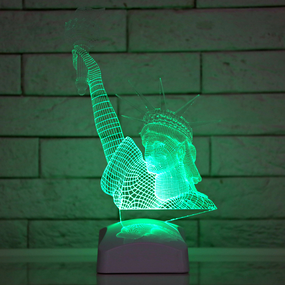 ArtisticLamps - 3D LED Optical Illusions - Touch of Modern