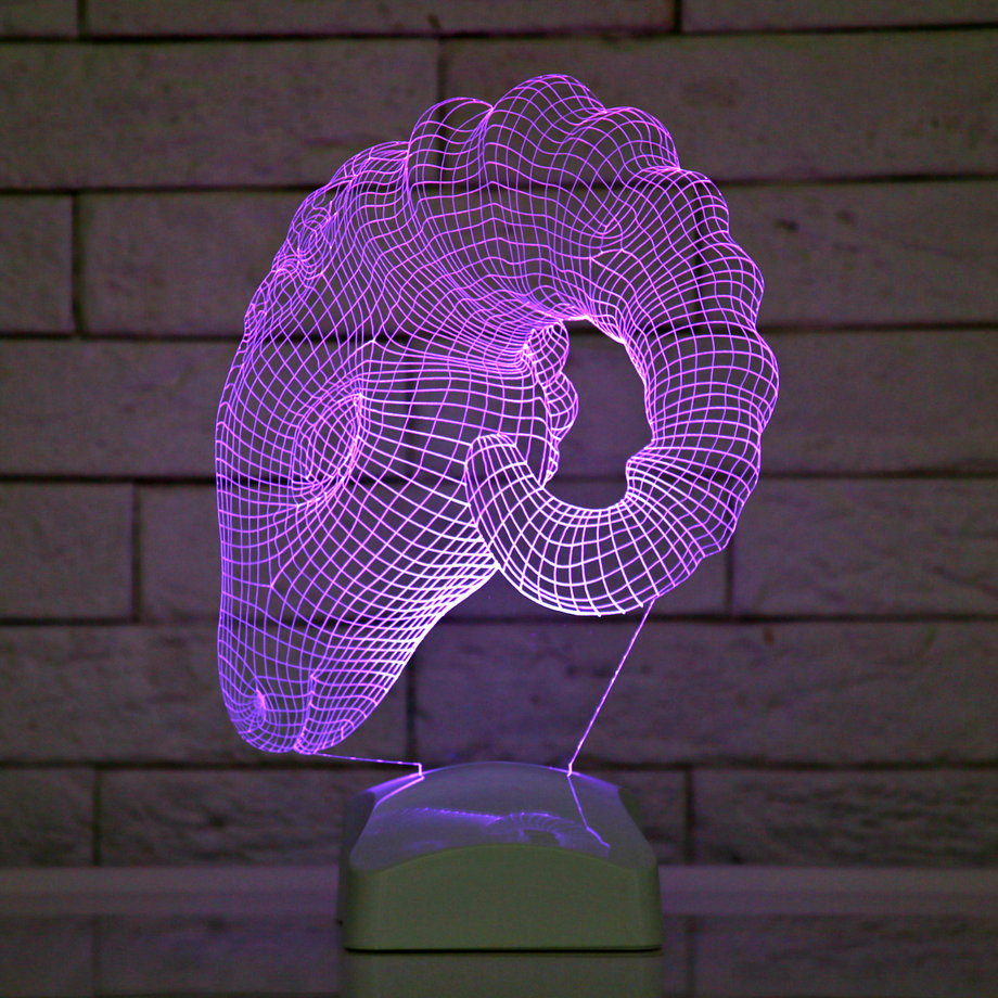 ArtisticLamps - 3D LED Optical Illusions - Touch of Modern
