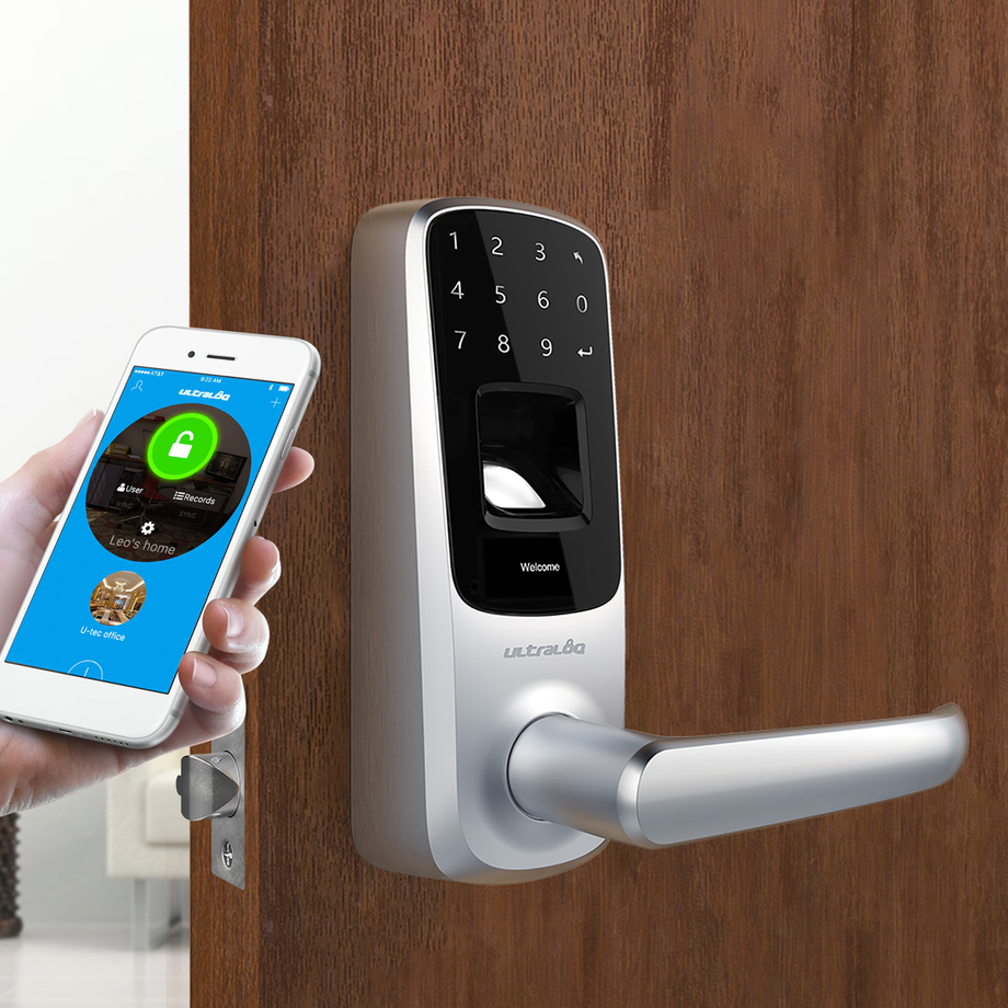 U-tec Inc. - Bluetooth Enabled Fingerprint & Touchscreen Smart Lock ...