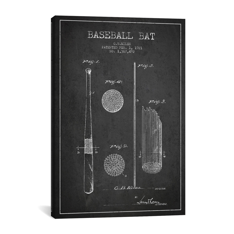 Baseball Patents - History On Canvas - Touch of Modern